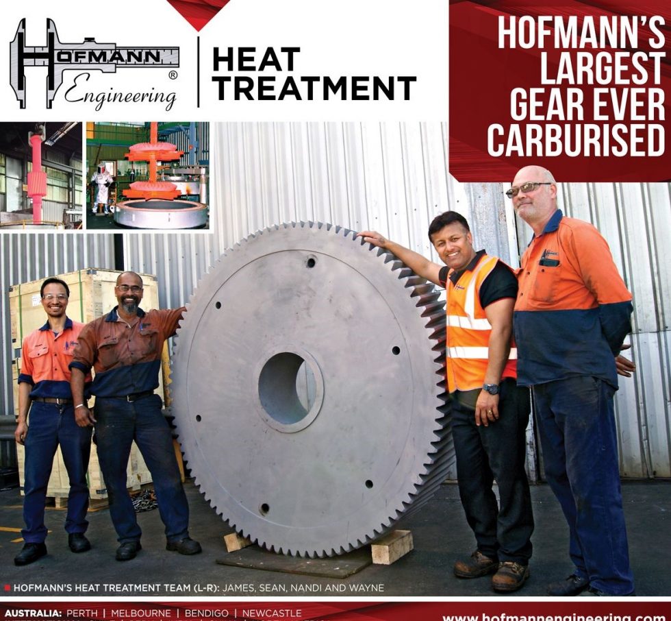 Hofmann Engineering Australia Carburizes Their Largest Gear Ever | The ...