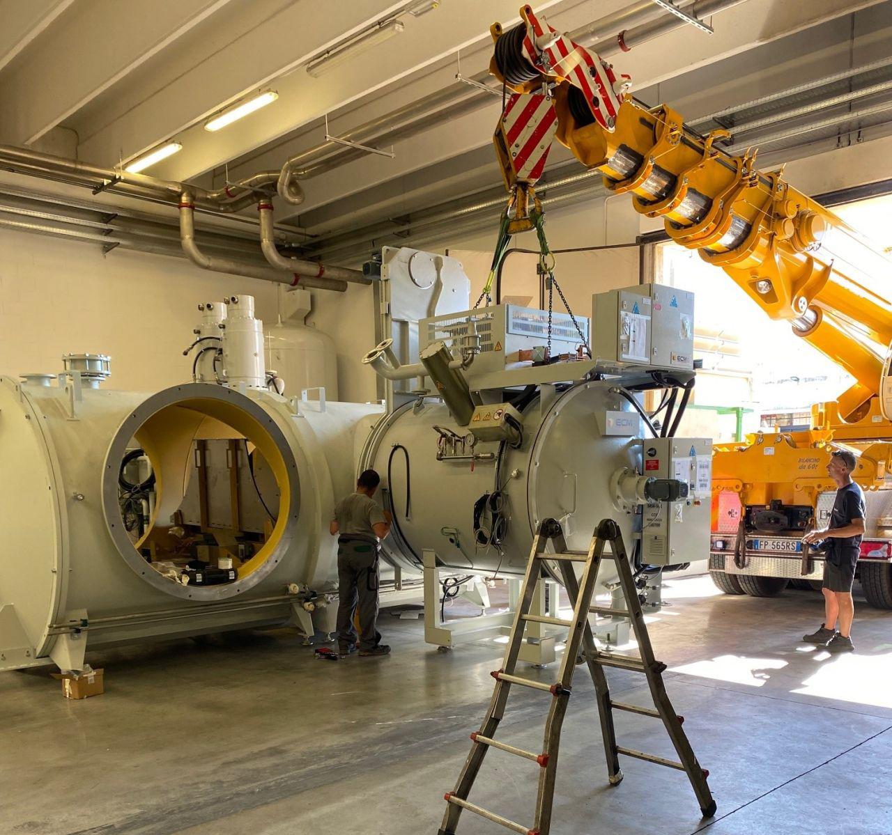 ECM Installing Vacuum Carburizing System in Italy | The Monty